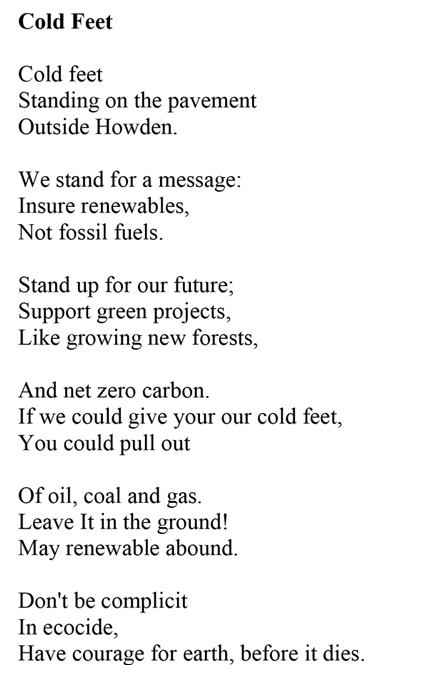 Cold Feet, a poem – Sarasvati Flow