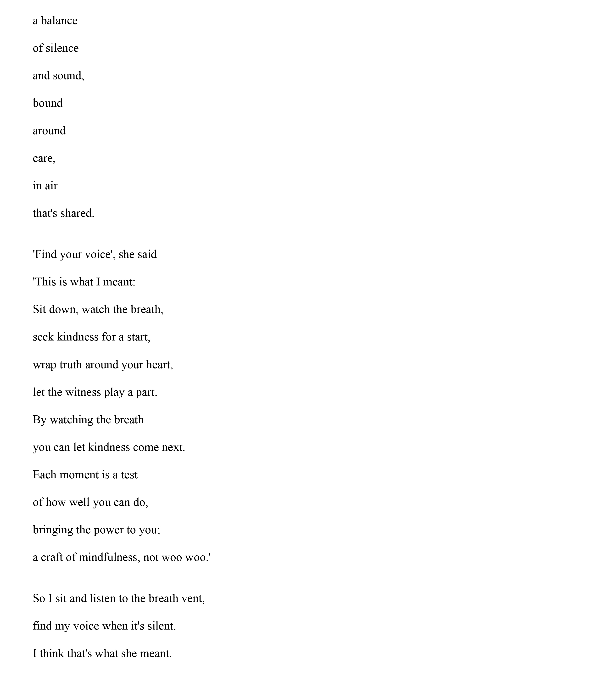 Find Your Voice, a poem – Sarasvati Flow